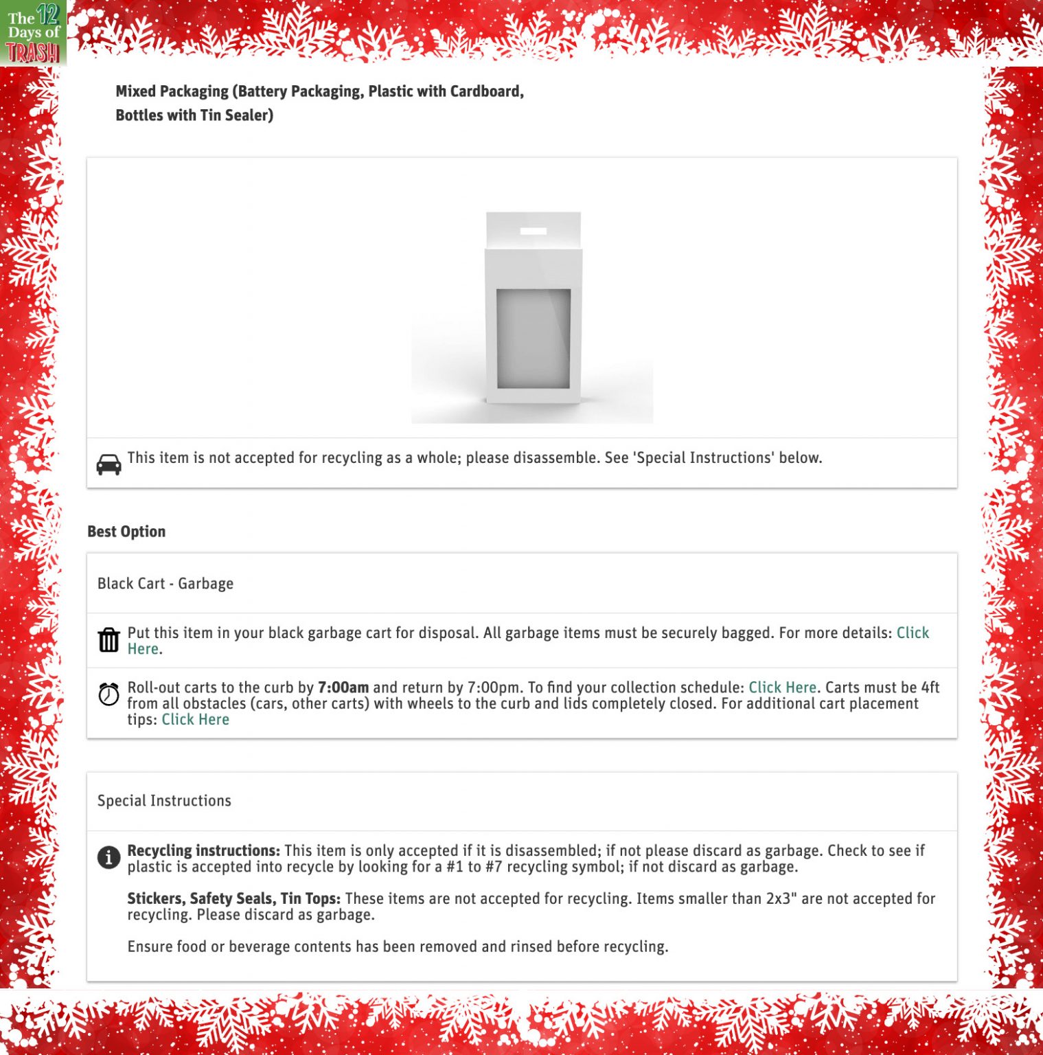 12 Days of Trash: Complete Holiday Waste & Recycling Guide