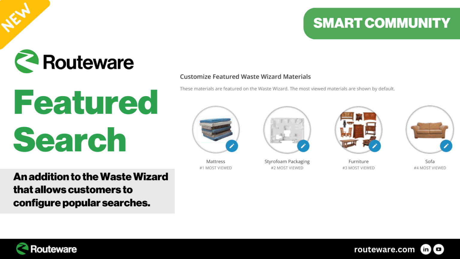 NEW Waste Wizard Update: Featured Search - Routeware